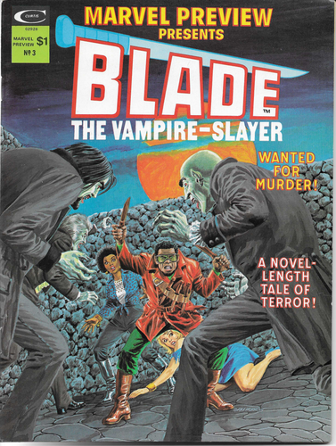 MARVEL PREVIEW #3 BLADE/MARVEL COMICS 09/75 VFN WANTED FOR MURDER! | eBay