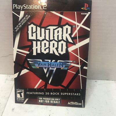 Guitar Hero Van Halen Not For Resale Promotion Playstation 2 (PS2 ...
