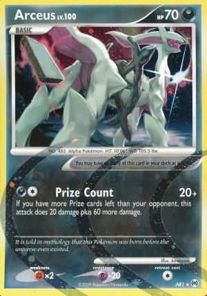Arceus - AR1 - Holo Rare PL Arceus Pokemon | eBay
