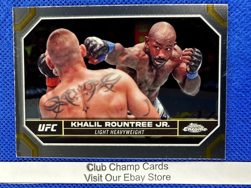 2024 #113 Khalil Roundtree Jr Topps Chrome UFC | eBay