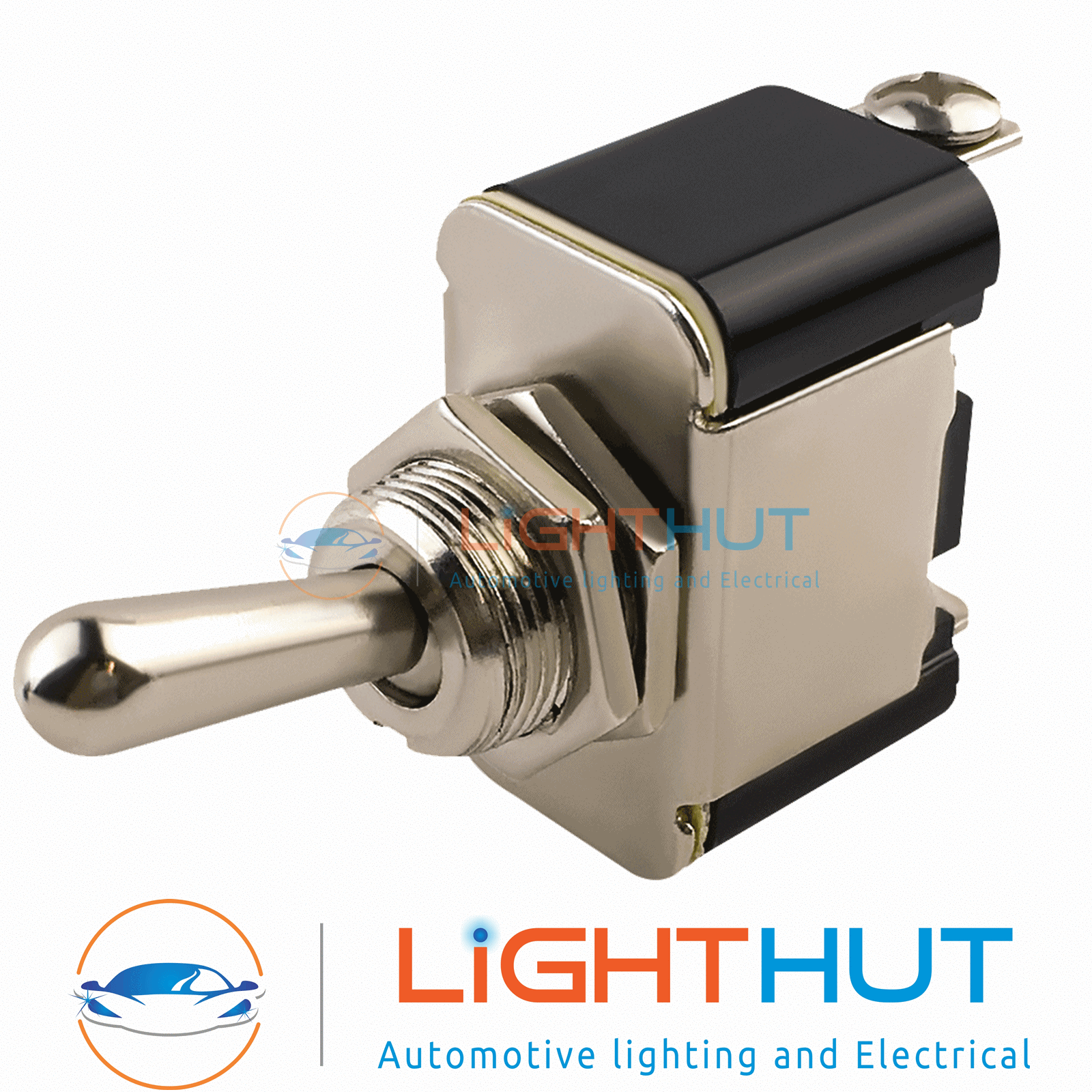 12V 25A Metal Toggle Spring Momentary (On Off On) Flick Switch Screw ...