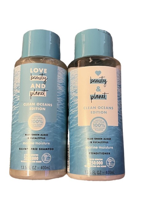 2 Love Beauty and Planet Clean Oceans Edition Shampoo & Conditioner 13. ...