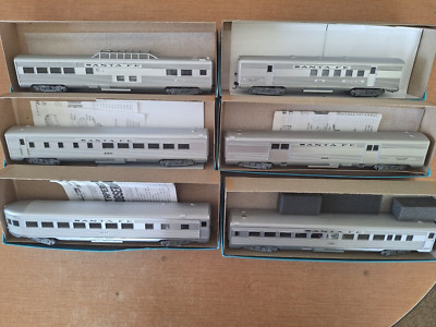 HO Athearn SANTA FE STREAMLINE PASSENGER SET (6) CAR SET | eBay