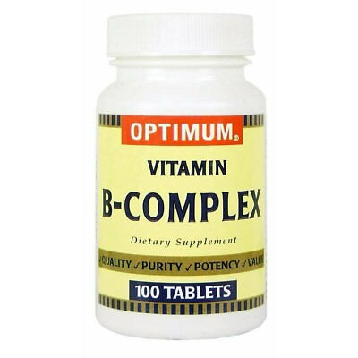 Optimum Vitamin B Complex Tablets 100ct | eBay