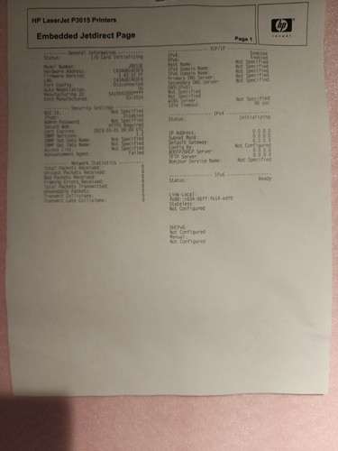 HP LaserJet Enterprise P3015n Monochrome Printer - White (CE527A#ABA ...