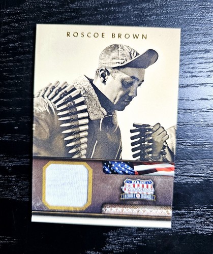 2012 Panini Americana #107 Tuskegee Airman Roscoe Brown RELIC /499 | eBay