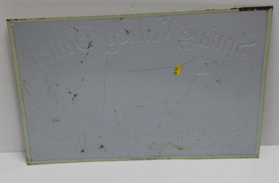 Vintage style Spring Valley Dairy farm Metal sign 16" X 11" Man Cave ...