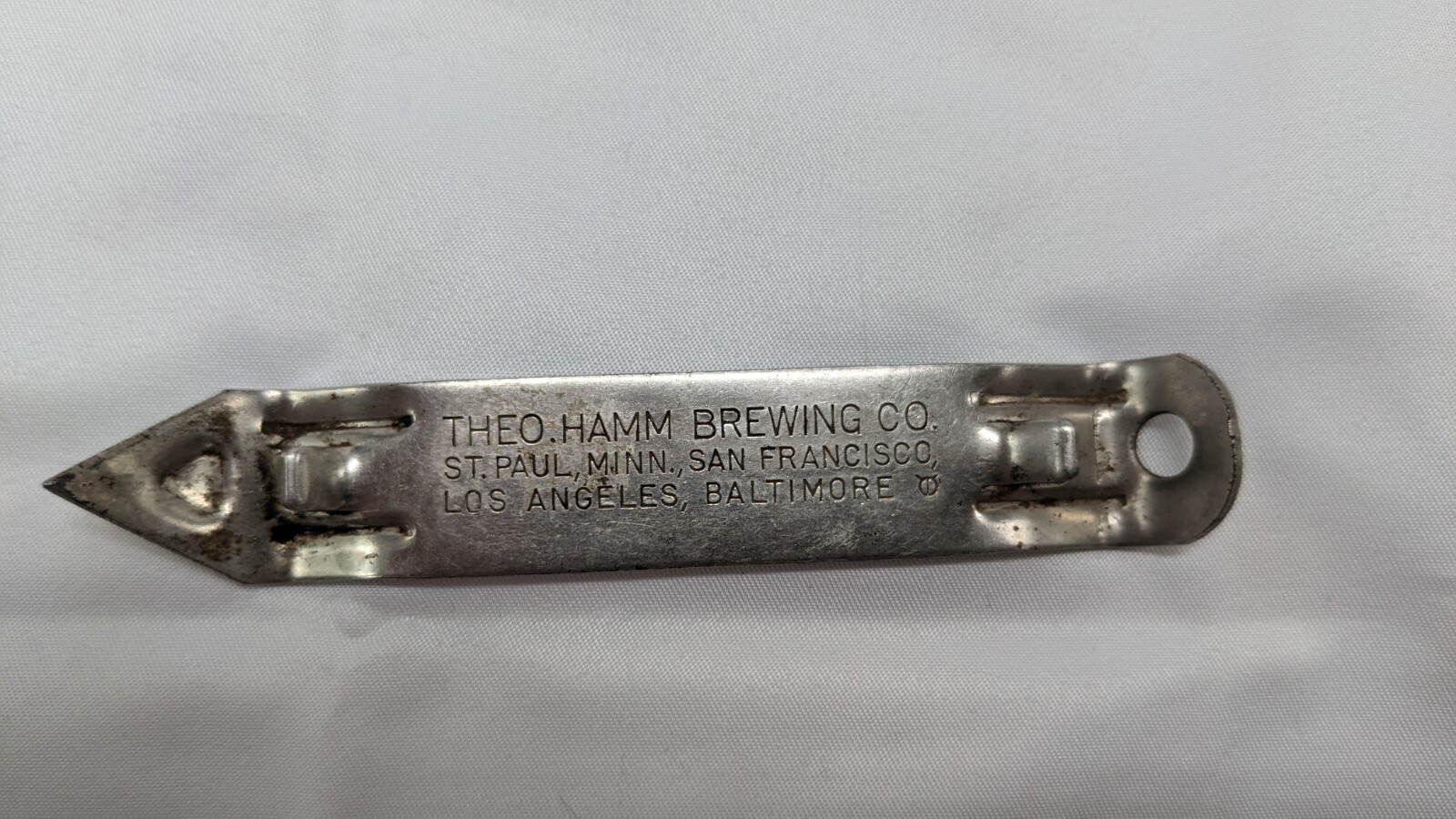 Vintage Hamms Beer Bottle Opener Metal Sky Blue Waters Theo Hamm ...