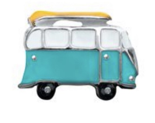 Origami Owl RETRO VW VOLKSWAGEN BUS CAMPER VAN Floating Enamel TRAVEL ...