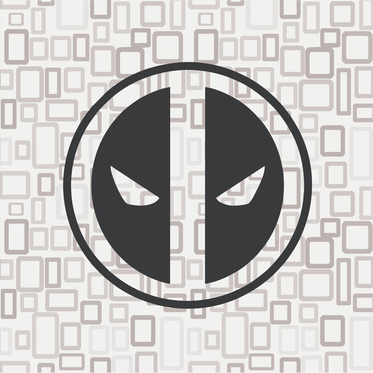 Black And White Deadpool Logo