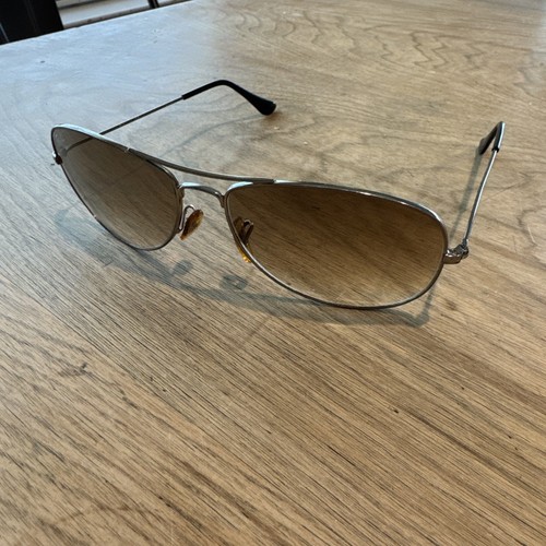 Ray-Ban Cockpit RB3362 004/51 Sunglasses 59-14 Silver Framed Gold ...