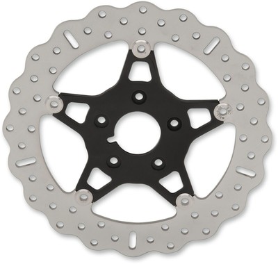 EBC FSD Series Floating Contour Stainless Front Brake Rotor Big Twins ...