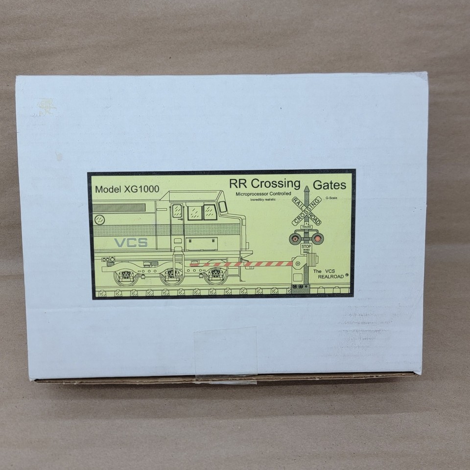 Rare VCS Realroad G Gauge Automatic Crossing Gate Model XG1000 Heavy ...