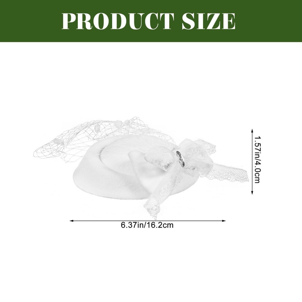 Wedding Bridal Headdress Bride Fascinator Hat Tea Party Decor Hats for ...