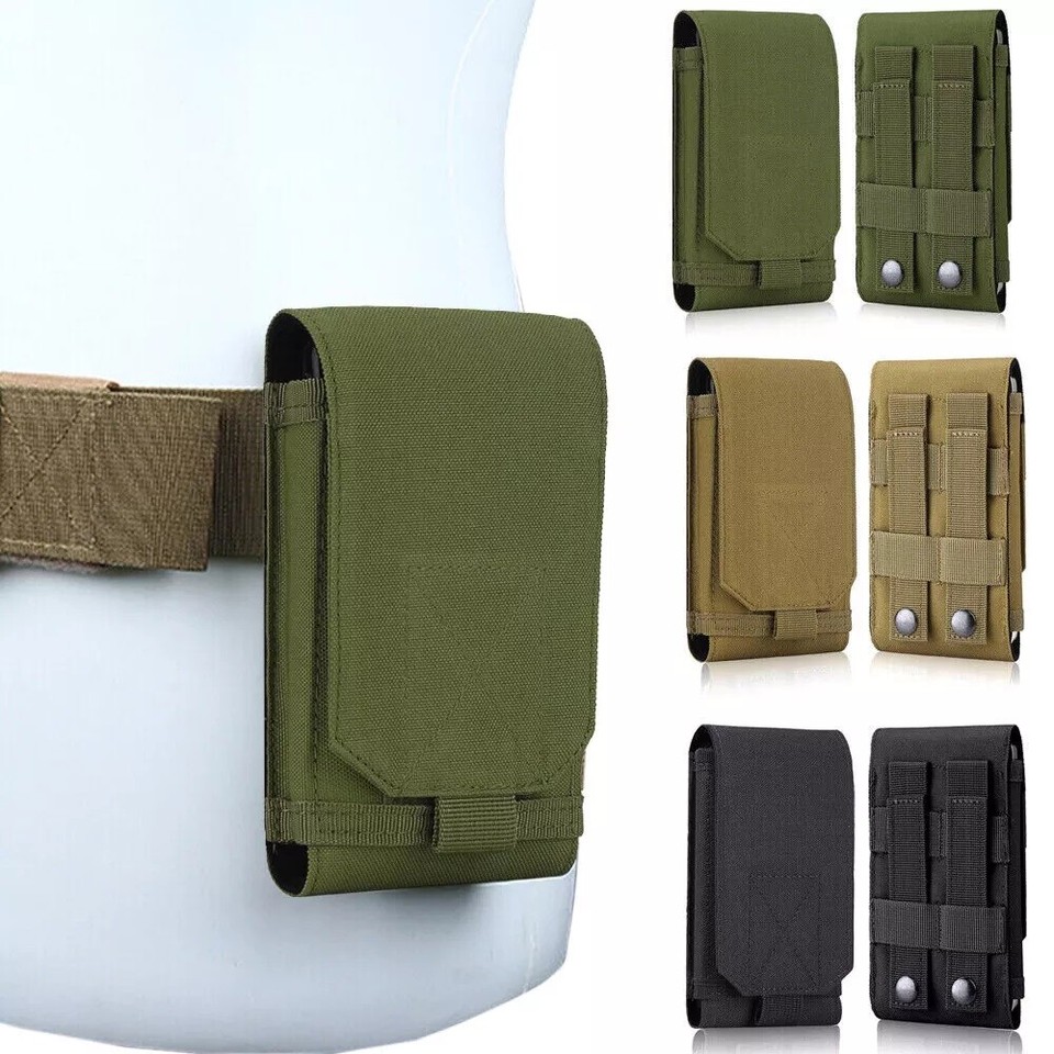 Tactical Molle Cell Phone Holster Pouch Case With Belt Clip for All ...