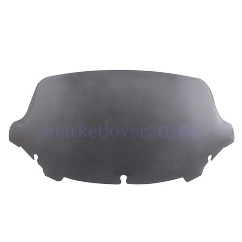 10.5" Light Smoke Wave Windshield Windscreen Fit For Harley Touring ...
