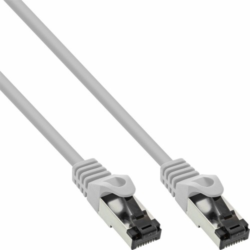 3x InLine Patchkabel, S/FTP (PiMf), Cat.8.1, 2000MHz, Kupfer, grau, 0 ...