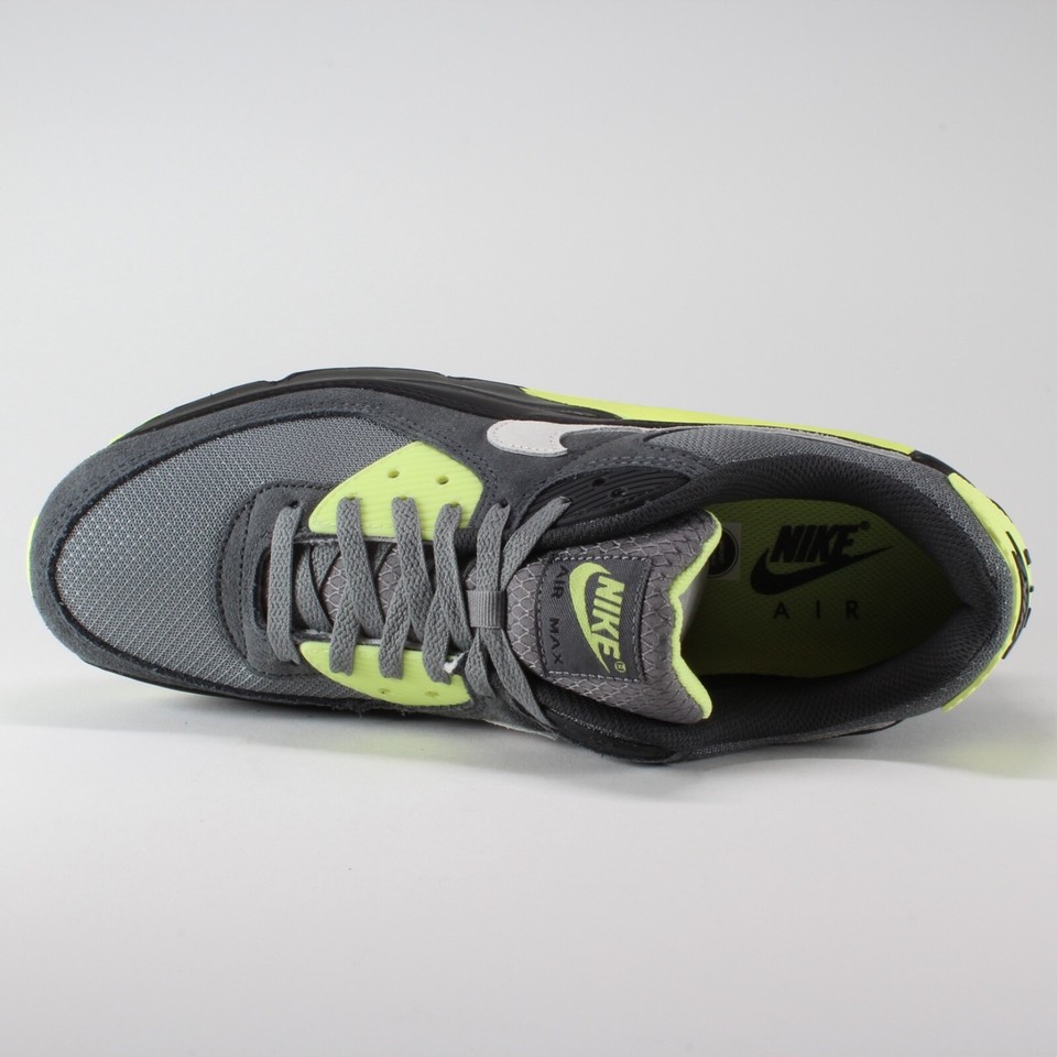 Nike Air Max 90 'Smoke Grey Lemon Twist Yellow' DM0029-012 Men's Size ...