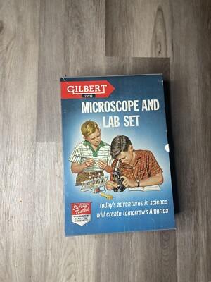 1960s Vintage Gilbert 13033 Microscope And Lab Set With Factory Sealed ...