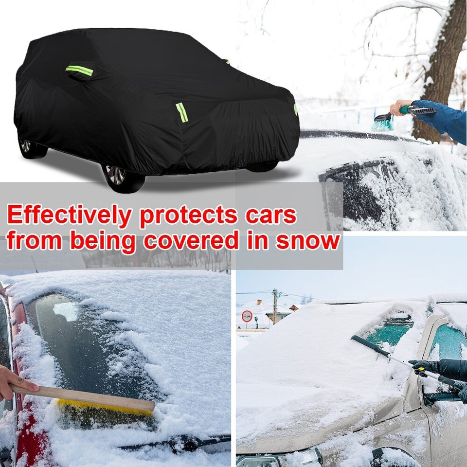 Universal Heavy Duty Waterproof Car Cover Rain Snow UV Full Protection ...