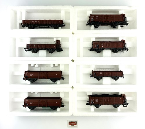 JM881 - Roco H0 4306/4307 / 4389A/4390A/46010/4307S - Lot De 8 Wagons ...