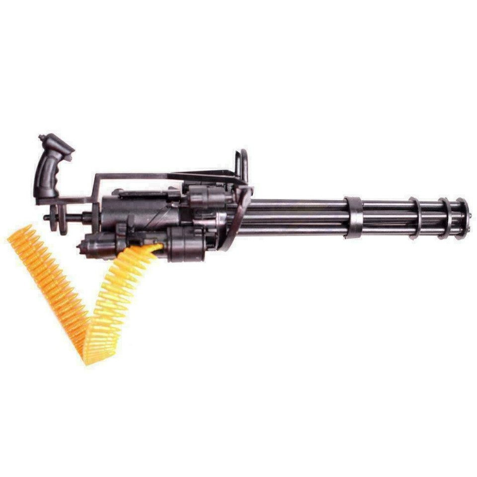 1/6 M134 Minigun Gatling Machine Gun US Army TERMINATOR Toy Gun ...