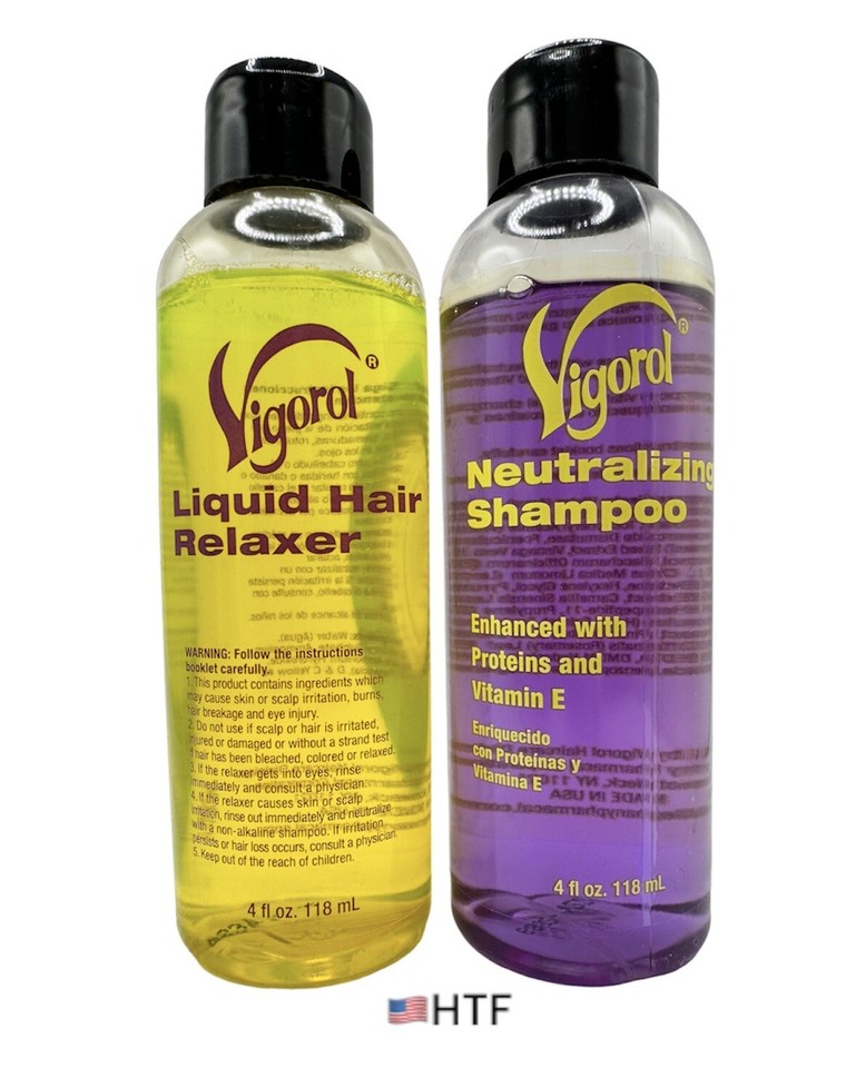 Vigorol Liquid Hair Relaxer Kit | eBay