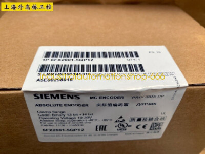 1PC NEW Siemens Absolute encoder 6FX2001-5QP12 Via DHL or FedEX | eBay