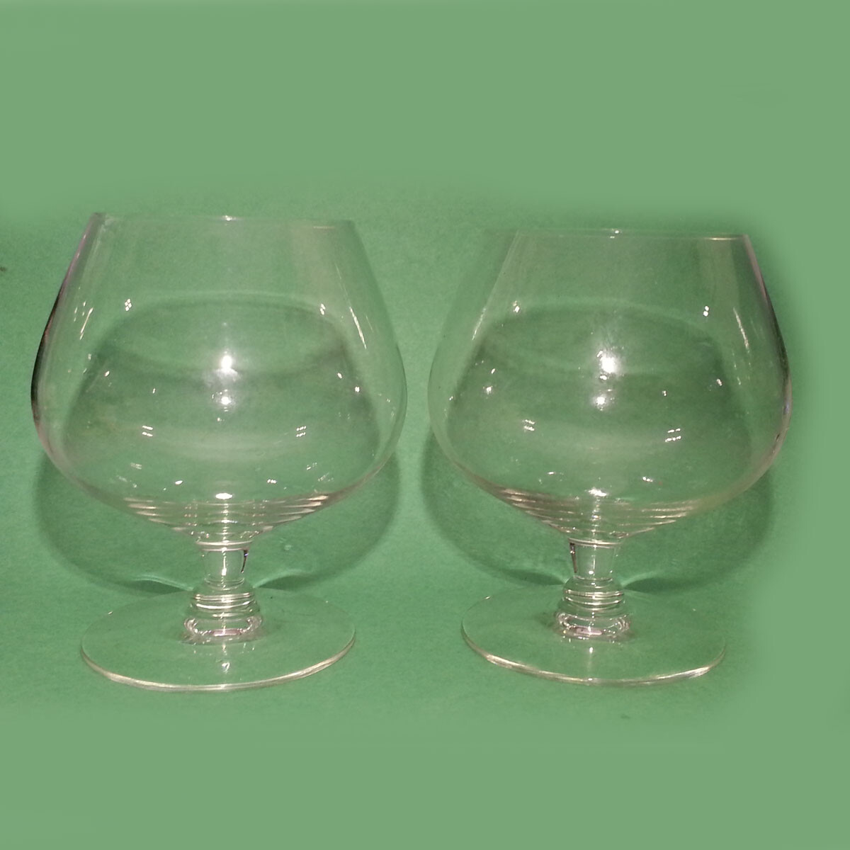 12 oz Cognac Brandy Crystal Snifter 4" tall 2.5" opening, Pair | eBay