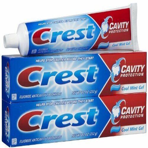 3-pack Crest Toothpaste Cavity Protection Cool Mint Gel, Helps Stop ...