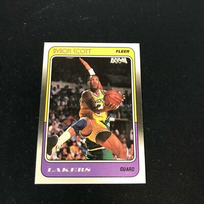 1988-89 Fleer #68 BRYON SCOTT Los Angeles Lakers *JU14A | eBay