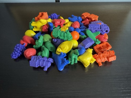 Lot Of 48 Assorted Rubber/Plastic Counting Pieces For Teachers | eBay