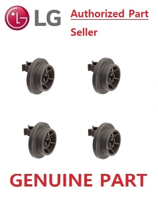 4x LG Genuine Dishwasher Lower Basket Wheel - Part # 4581DD3003B | eBay
