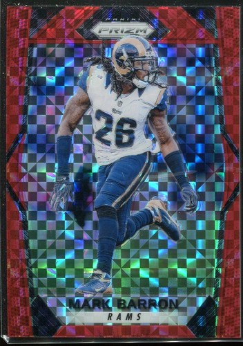 2017 Panini Prizm Mark Barron /49 Red Checkerboard #172 Los Angeles ...