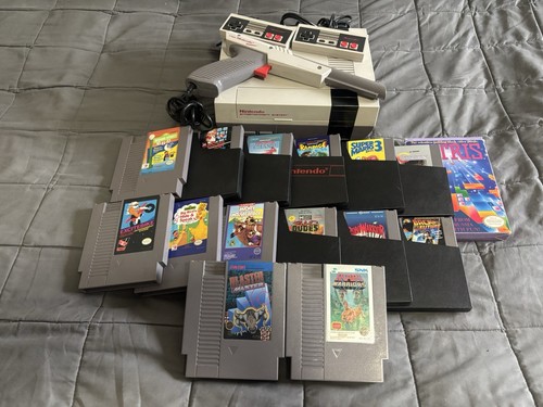 Nintendo NES w/ 15 Games! | eBay