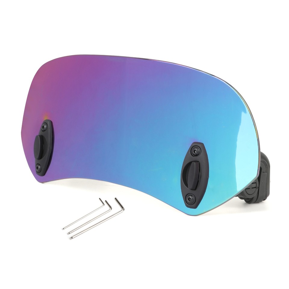 Adjustable Clip On Windshield Extension Spoiler Wind Deflector Iridium ...