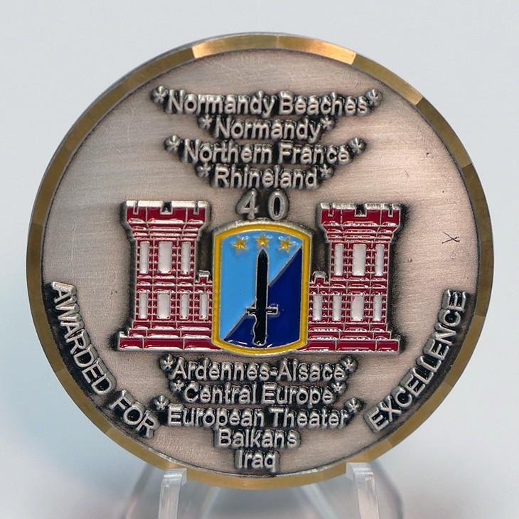 [686] 40th Engineer Battalion Challenge Coin 170th Infantry Brigade ...
