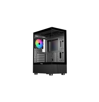 CASE ITEK SHOWBUI 33B GAMING TOWER. ATX. 12cm ARGB fan. USB3. SYDE & FRONT PANEL | eBay
