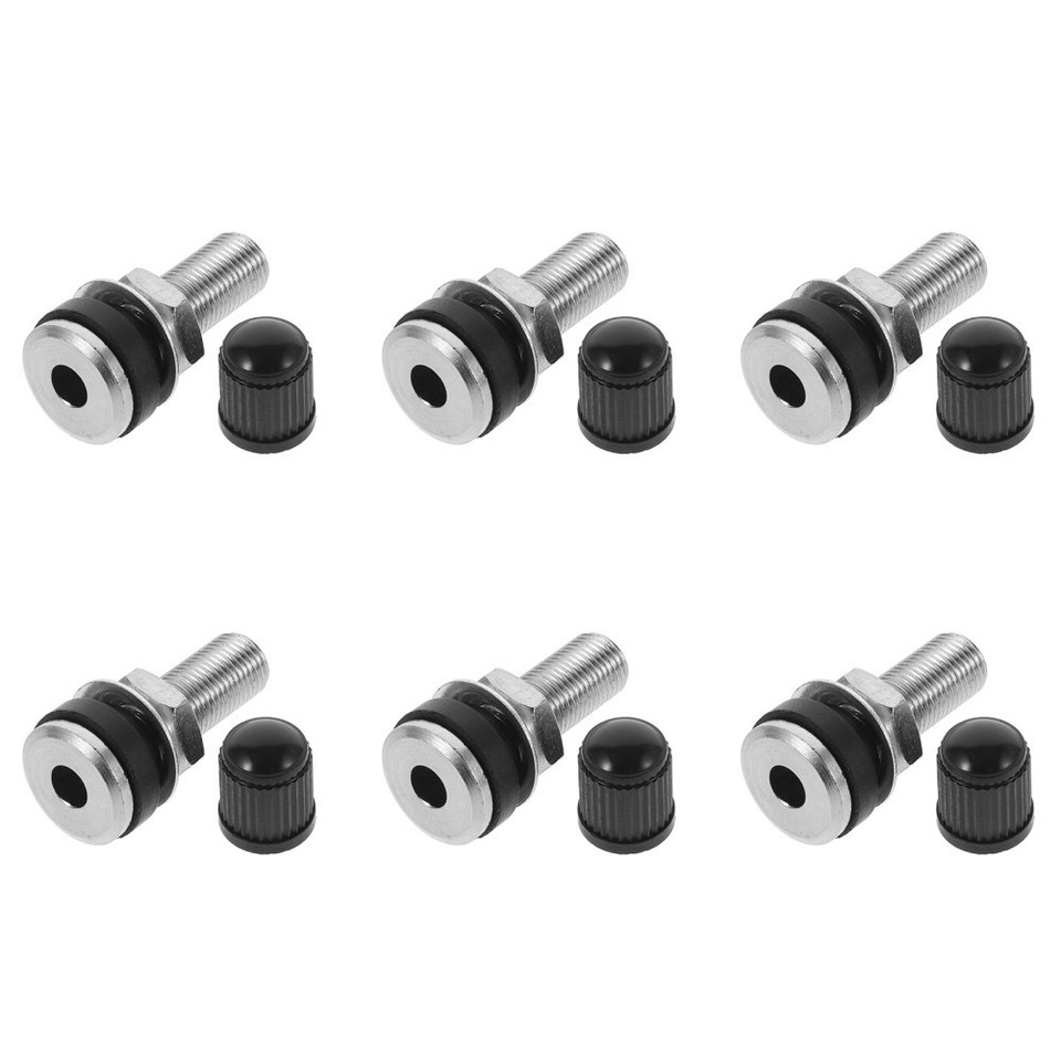 6 Pcs Tractor Valve Stem Replacement Tubeless Tire Brass Stems Air for ...