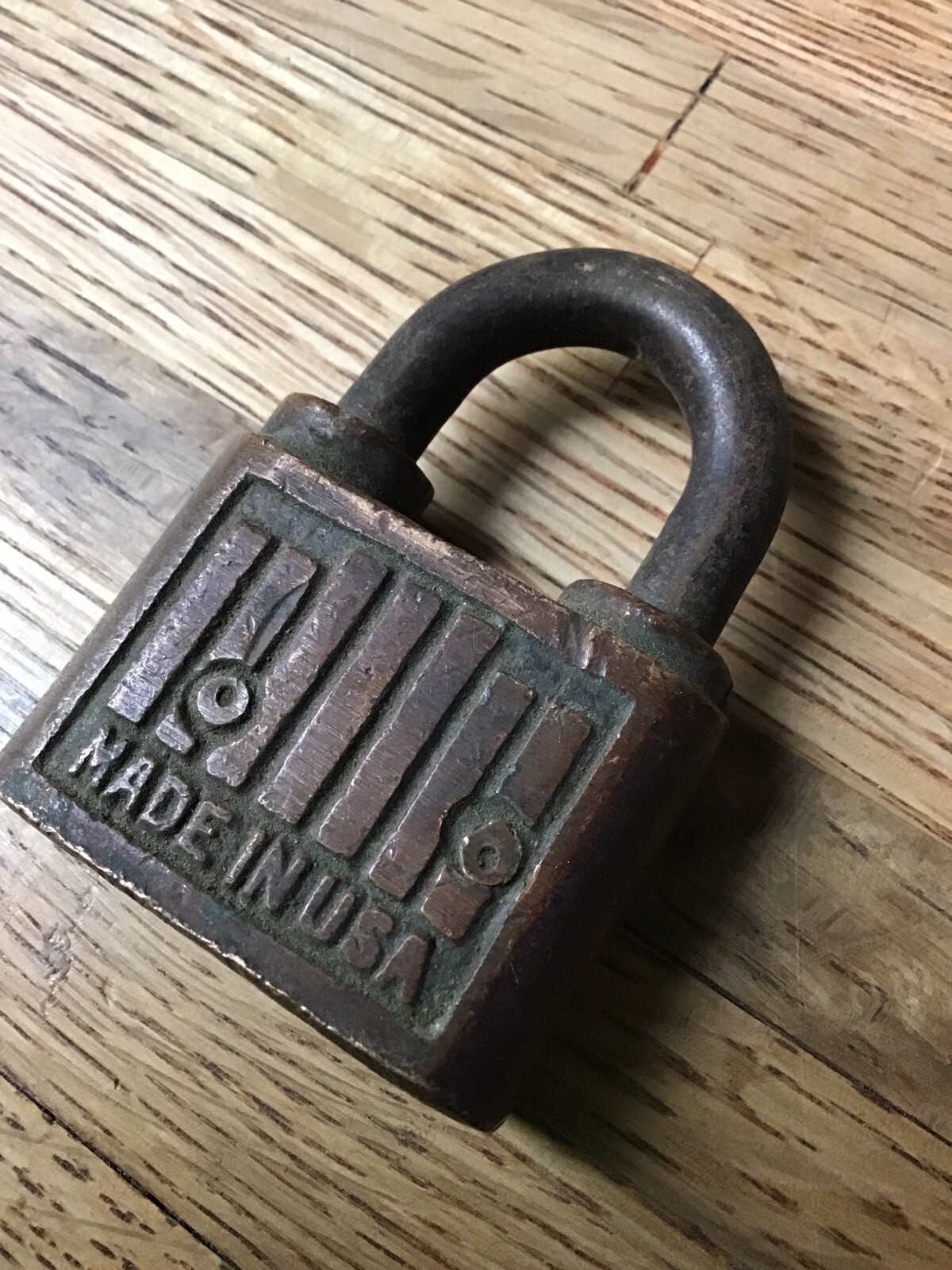 FRAIM SLAYMAKER FS Padlock Brass Old Vintage Embossed Lock (no key) | eBay