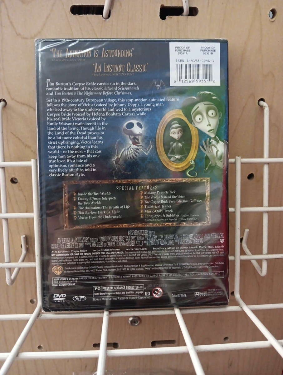 Corpse Bride Dvd Unboxing Tin Amazon.com: Creepy Spooky Family Fun