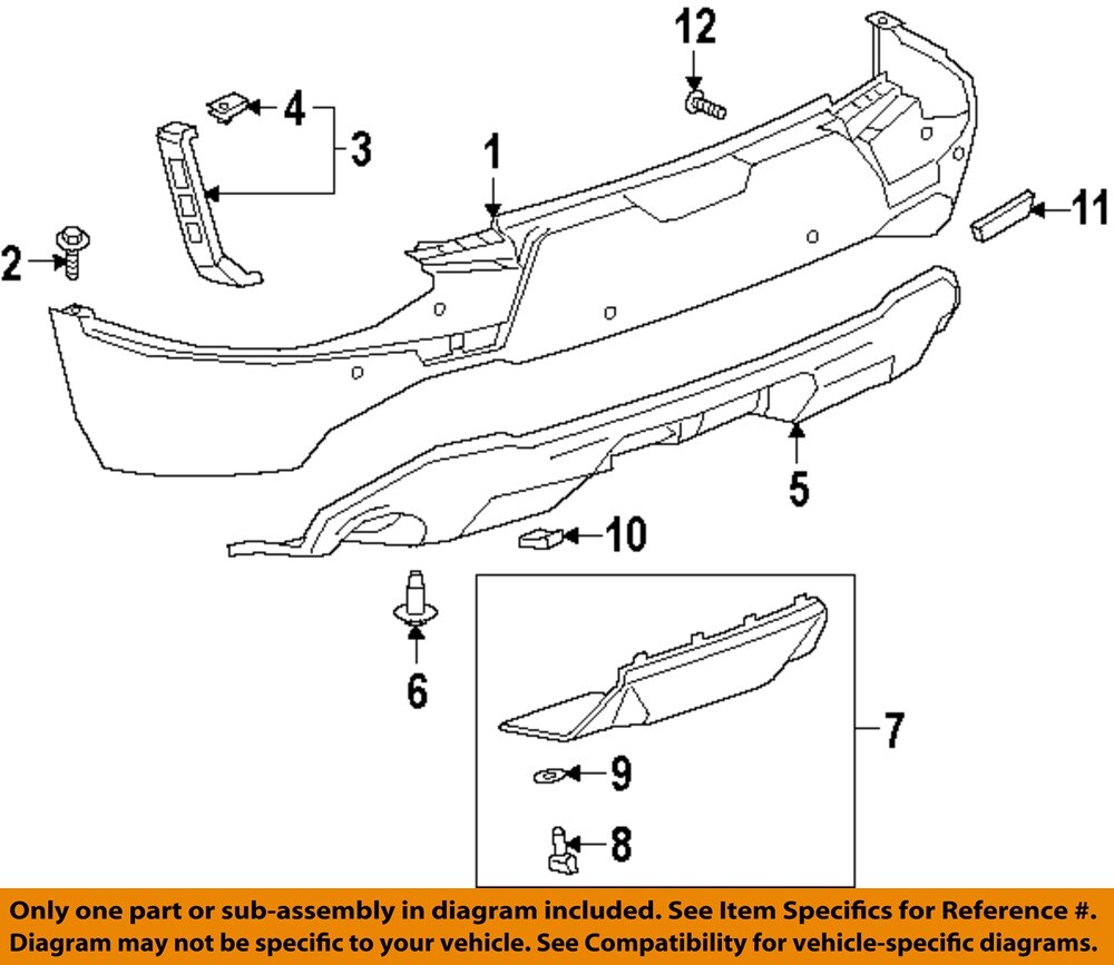 2019-2023 BLAZER DRIVER SIDE REAR BUMPER REFLECTOR NEW GM 84500524 | eBay