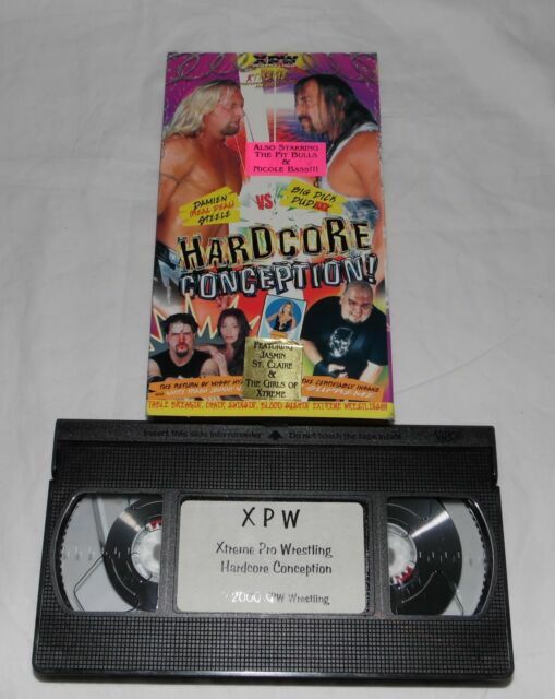 XPW Wrestling Hardcore Conception VHS Damien Steele Big Dick Dud Pit ...