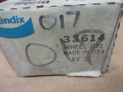 REAR WHEEL CYLINDER BENDIX # 33614 HYDRAULIC BENDIX NOS UNUSED | eBay