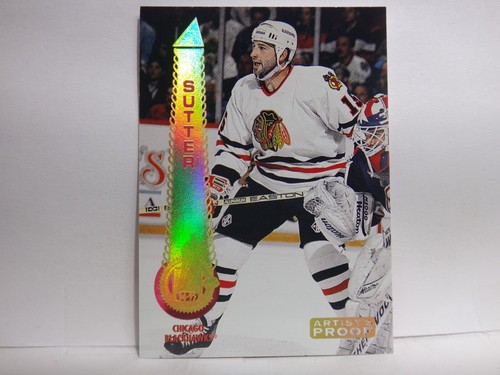 1994-95 Pinnacle ARTIST PROOF Chicago Blackhawks #235 Rich Sutter | eBay