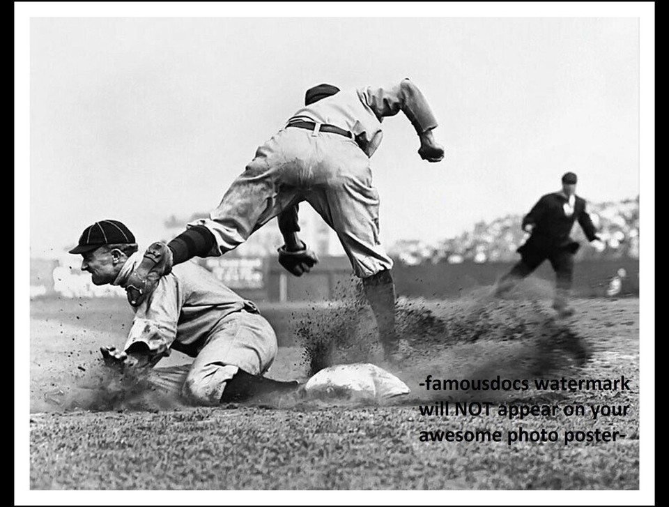 11x14 Ty Cobb Poster PHOTO 1909 Detroit Tigers New York Highlanders ...