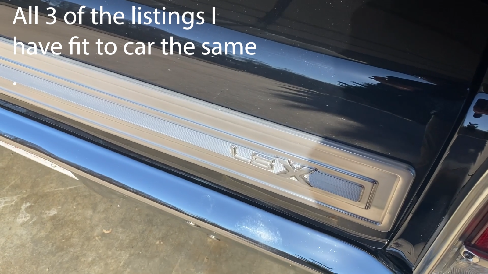 1967 Nova SS Trunk Emblem Stroker 383 (Fits 1966 Nova) Molding Trim ...