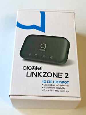 Alcatel MW43TM Link zone 2 4G LTE Wifi Hotspot Black IOB New | eBay