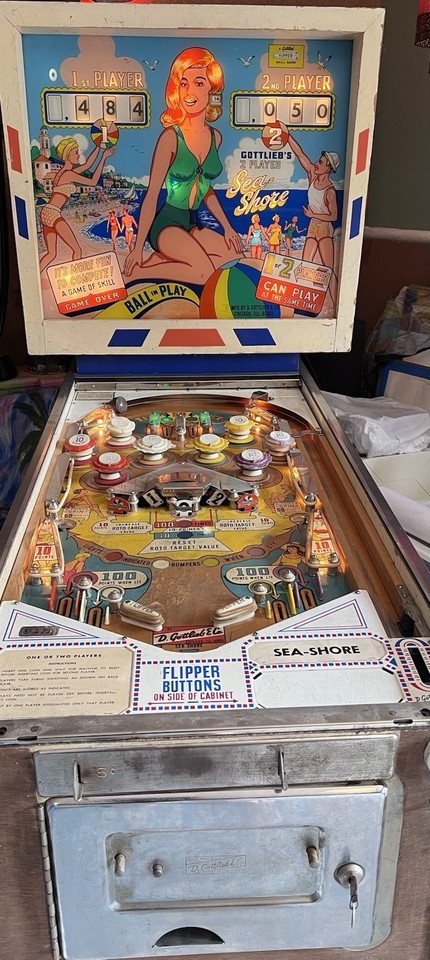 ~Must sell: 1965 SEA SHORE Pinball Machine By Gottlieb. | eBay