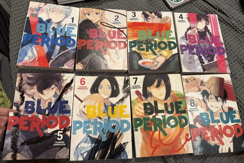 Blue Period Books Volumes 1-8 English Cut On Front of 5 | eBay